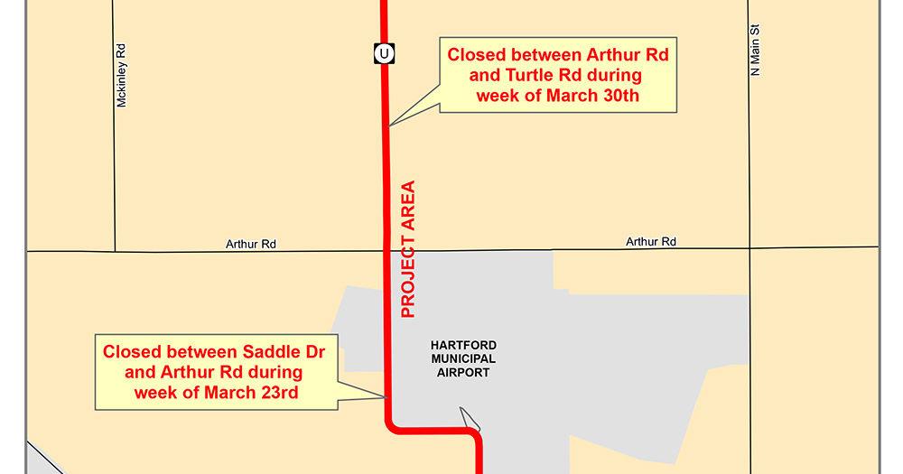 Work to begin on County Trunk Highway U from Saddle Drive to Turtle ...