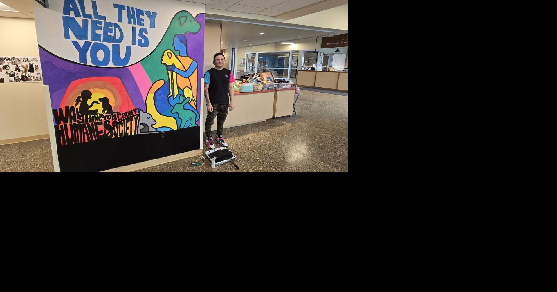 A meaningful mural: Local artist donates mural to Washington County ...