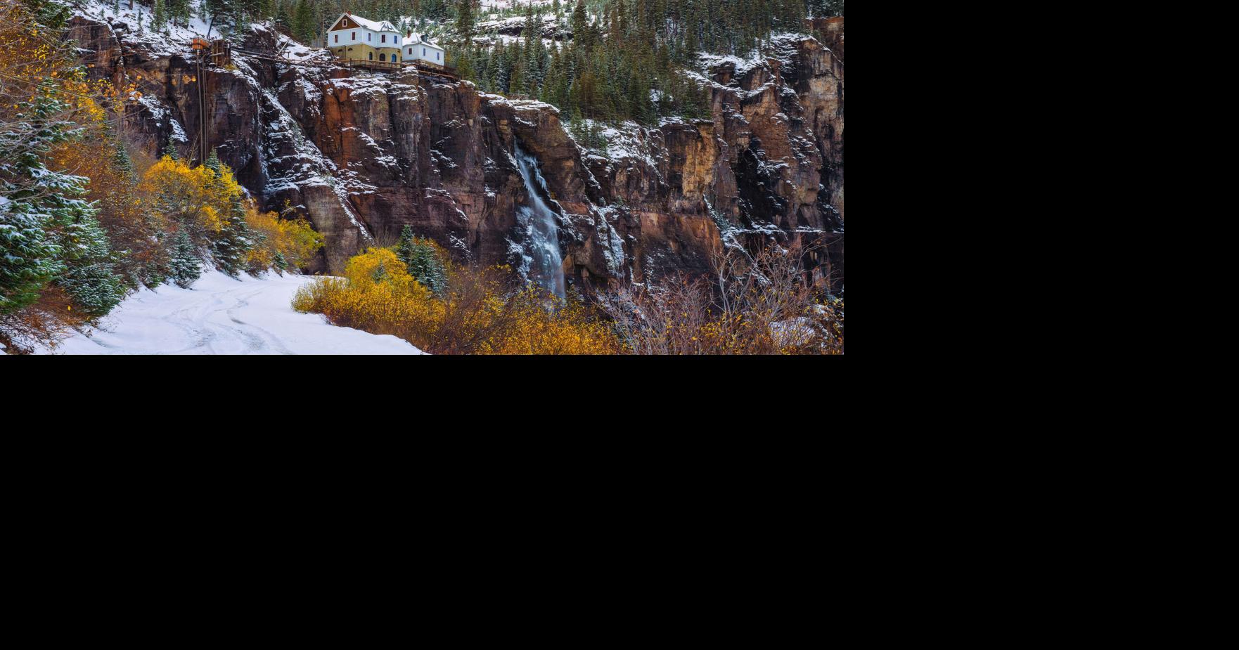 The story of the house atop Colorado's tallest waterfall | Travel ...