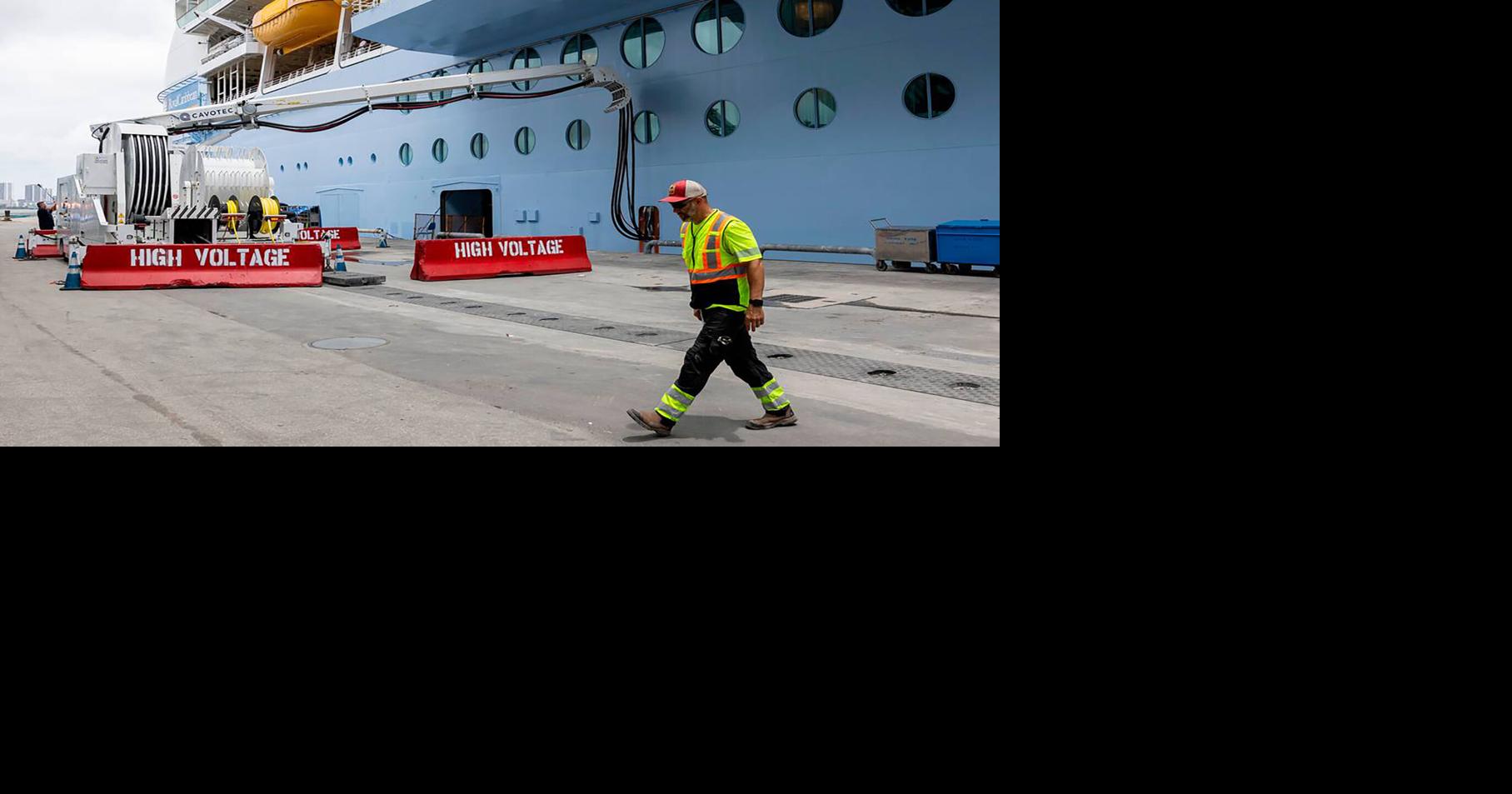 Why cruise ships docked at the Miami port will plug into giant ...