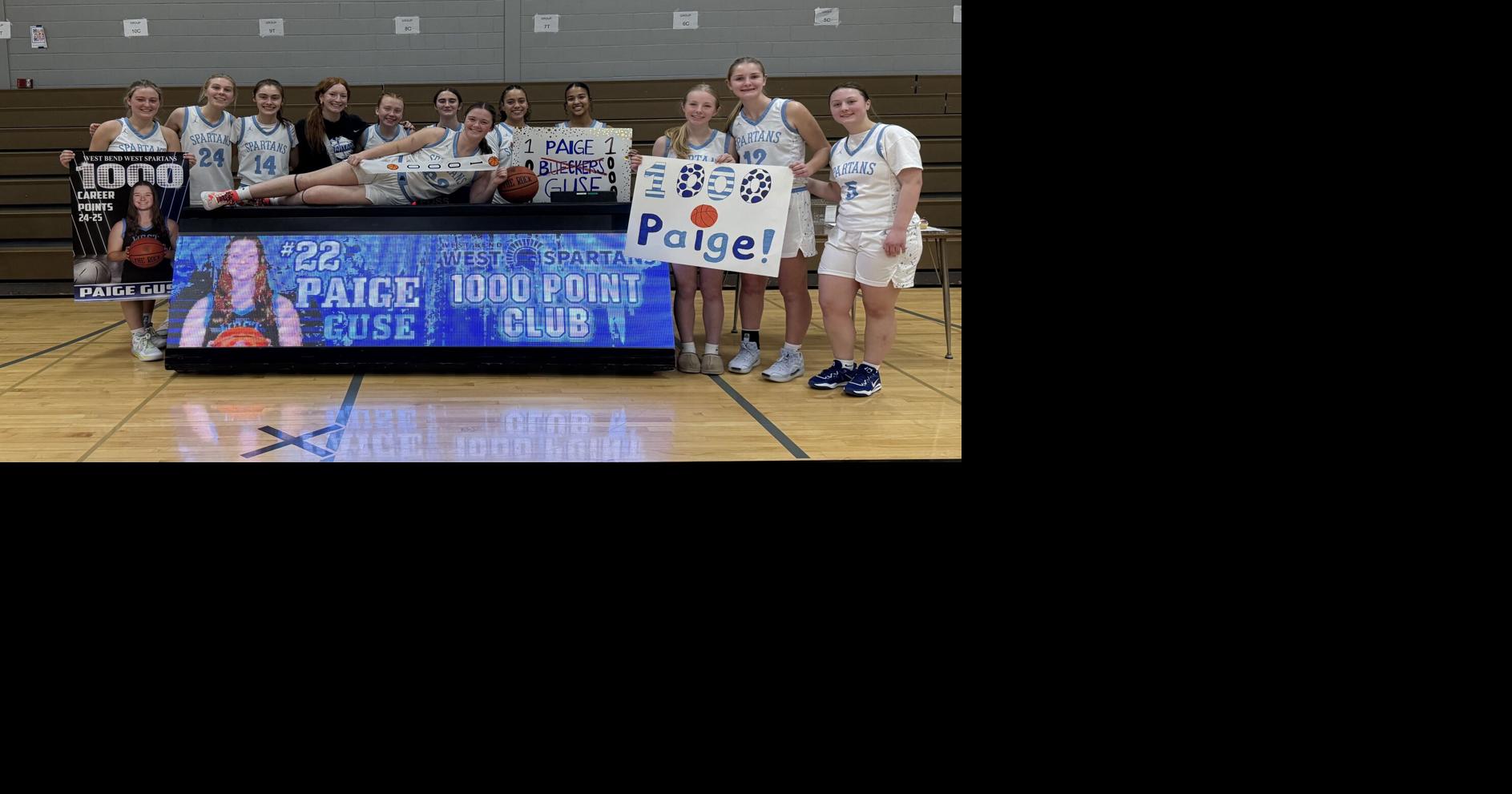 Guse hits 1,000 points as Spartans fall to Bulldogs: Fourth in program ...
