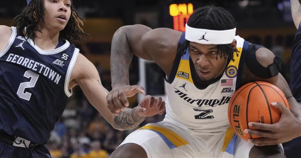 Chase Ross scores career-high 27 as No. 7 Marquette rallies past ...