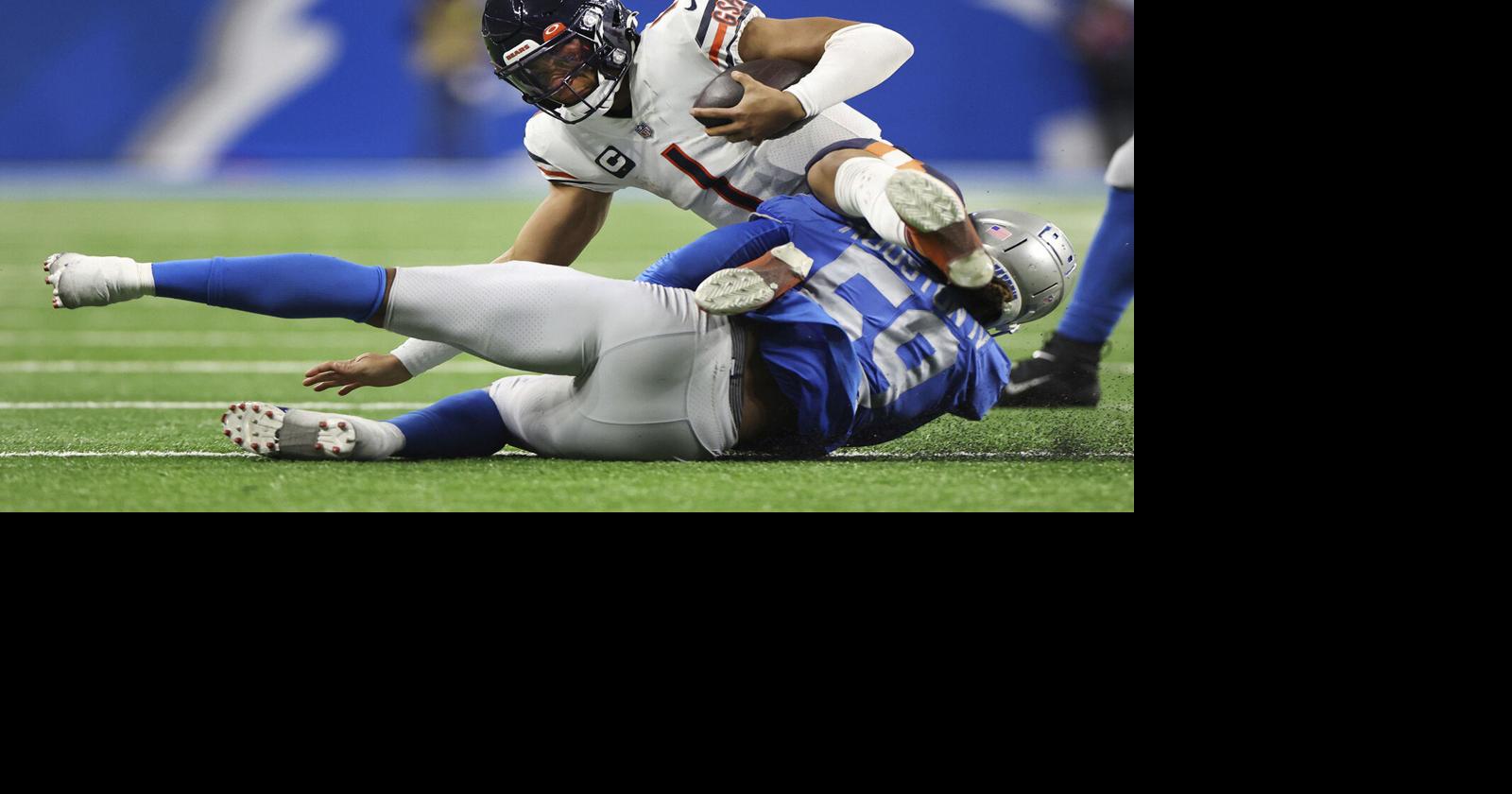 Why the Bears kept playing Justin Fields during a sack-filled, blowout ...