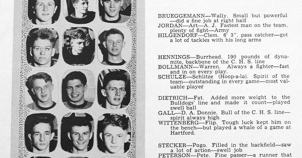 Scenes from the past: 1944 CHS football | Ozaukee Co. News | gmtoday.com