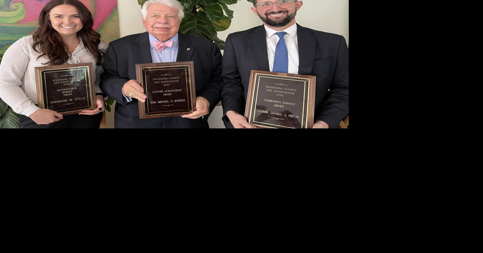 Judge Bohren receives Lifetime Achievement Award from Waukesha County ...