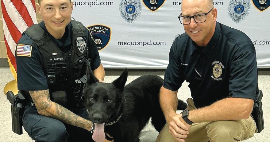 K-9 Bogey sworn into Mequon Police Department | Ozaukee Co. News ...