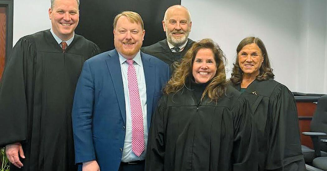 Johnathan Woodward sworn in as Ozaukee County Court head | Ozaukee Co ...