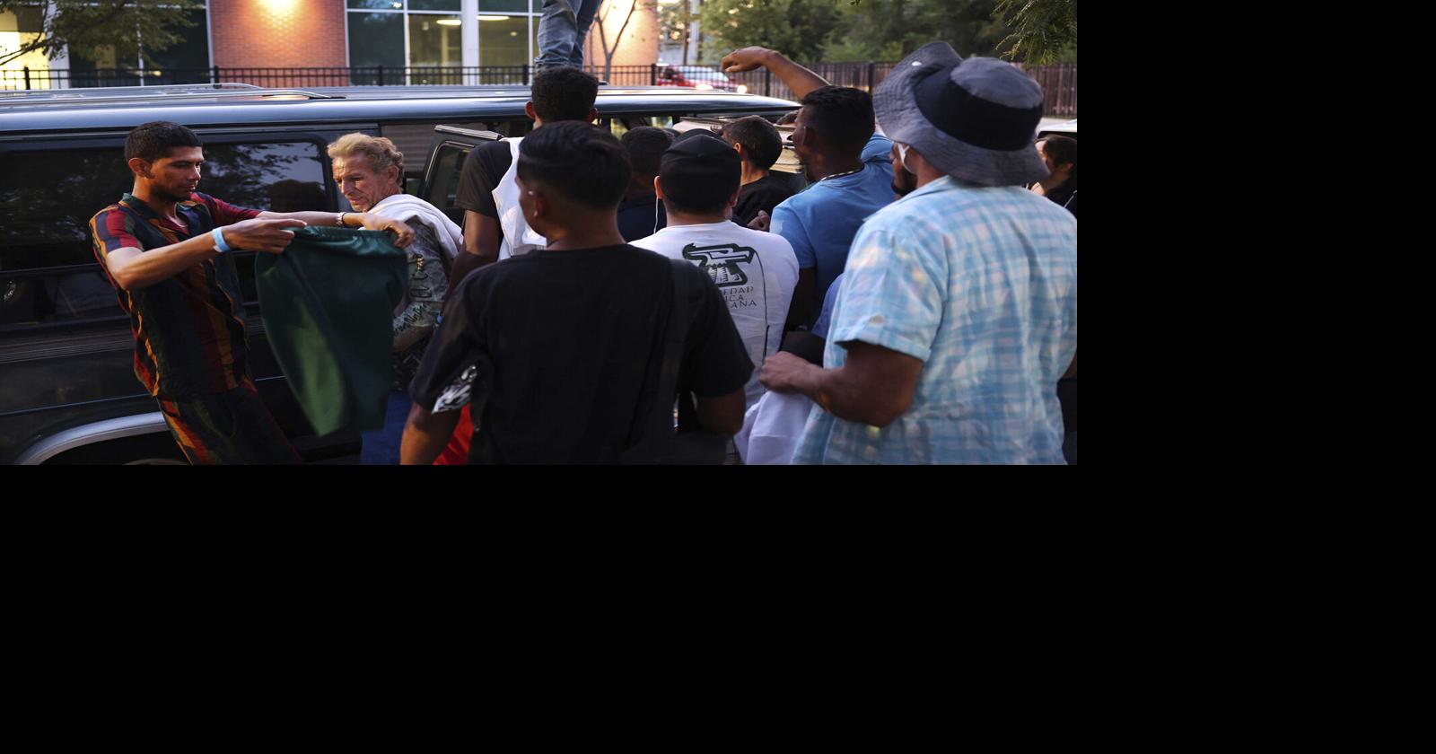 Third group of migrants settling in after arrival from Texas, Chicago ...