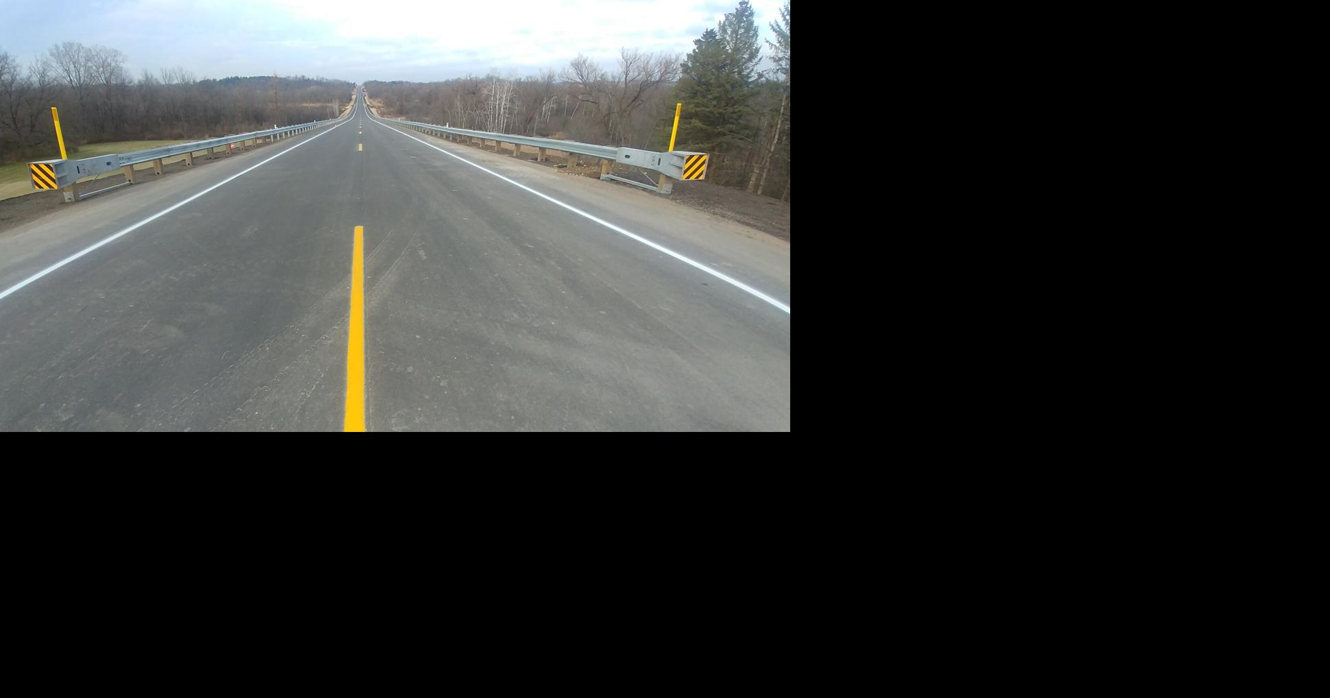 County Trunk Highway W reconstruction completed and road open ...