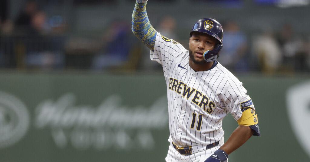 Crow-Armstrong homers for 3rd time in 2 nights as Cubs defeat Brewers 6 ...