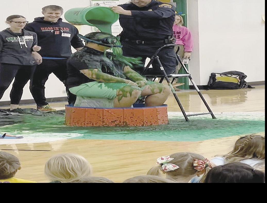 Wilson Elementary students ‘slime’ teachers, school resource officers ...