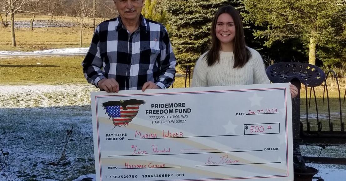 Marina Weber named Pridemore Freedom Fund scholarship winner ...
