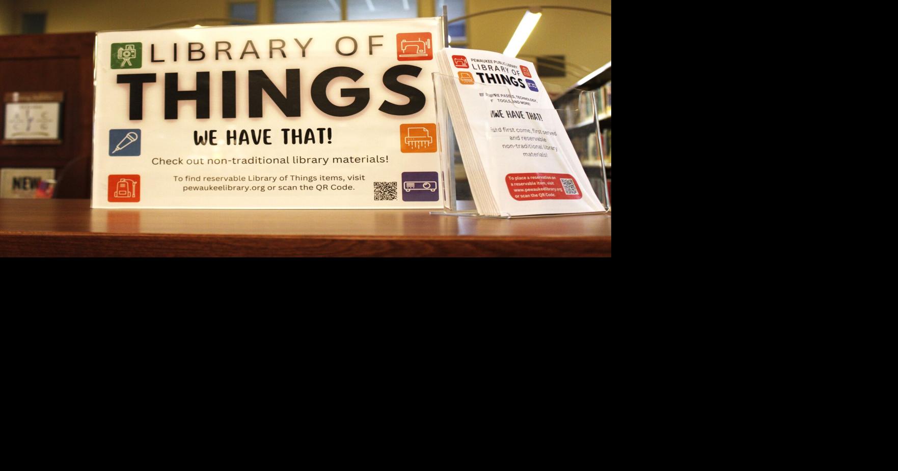 Pewaukee Public Library unveils new Library of Things | Waukesha Co ...