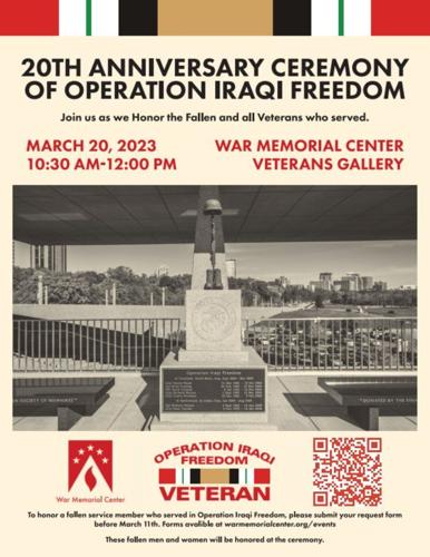 20th Anniversary Ceremony Operation Iraqi Freedom | Events | gmtoday.com