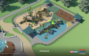 Completion nears for Pewaukee's all-inclusive playground | Waukesha Co ...