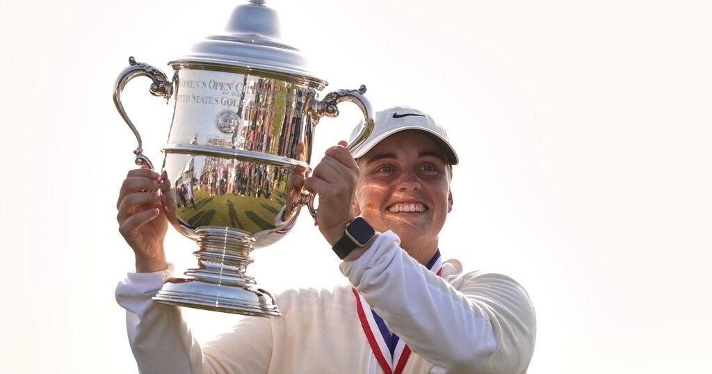Sweden's Maja Stark wins the U.S. Women's Open at Erin Hills for her ...
