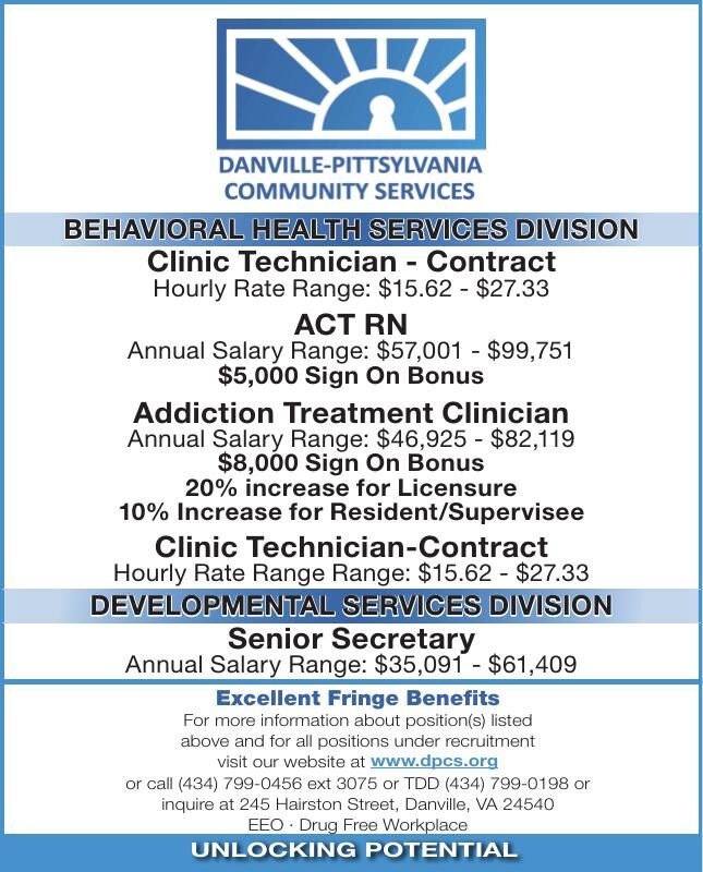 DANVILLE PITTSYLVANIA COMMUNITY SERVICES, DANVILLE PITTSYLVANIA ...
