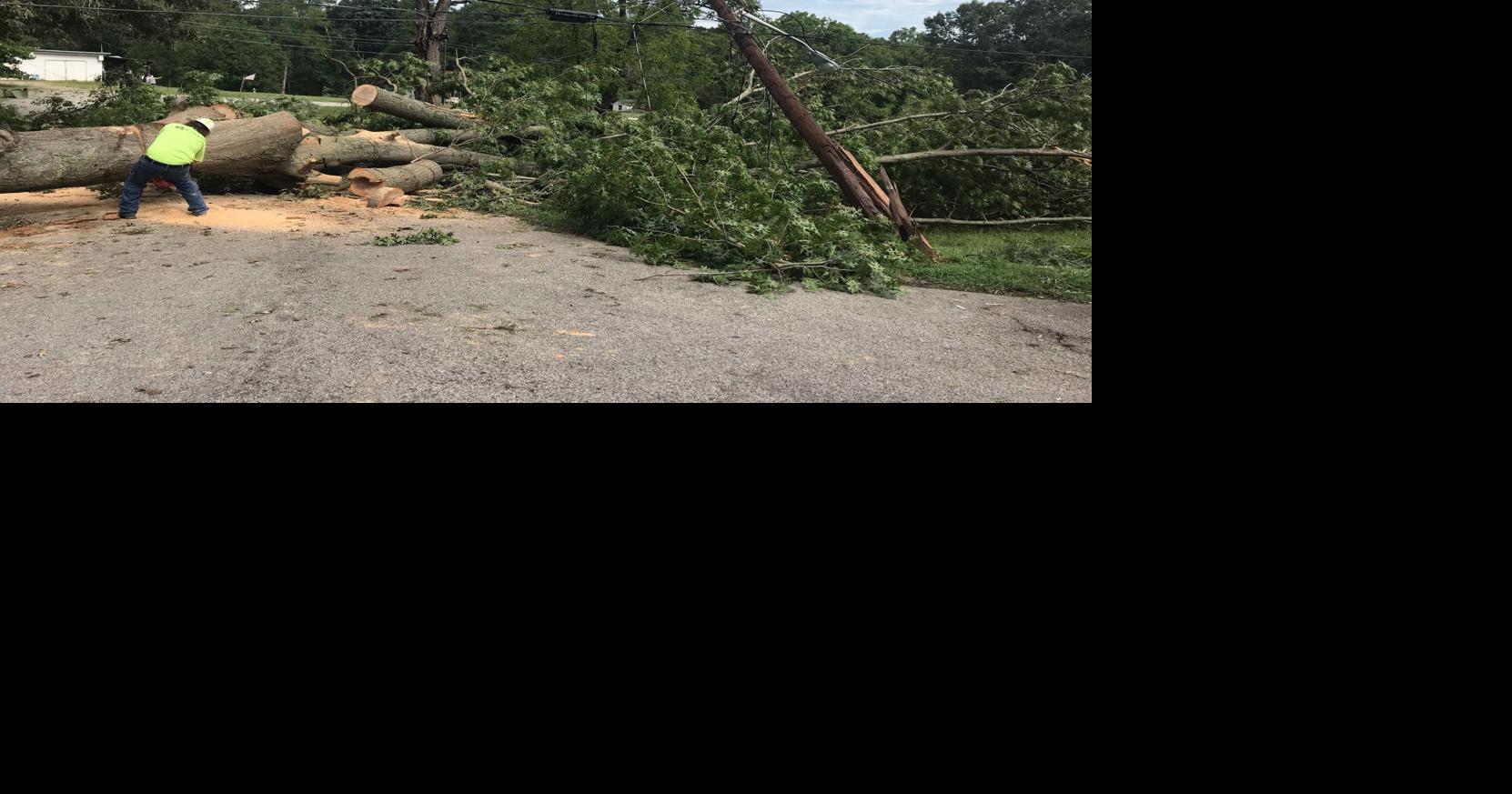 Photos: Storm damage in Westover area
