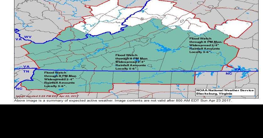 Flood watch issued for Dan River Region