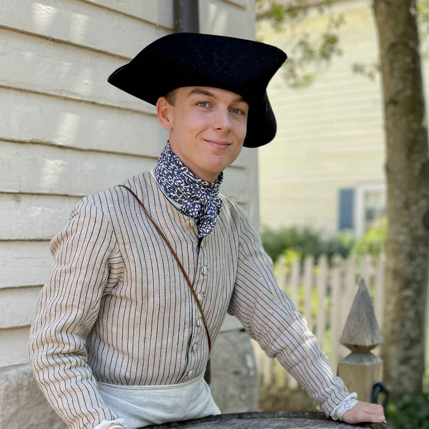Kyle Griffith, a 25-year-old telling the history of Pittsylvania County