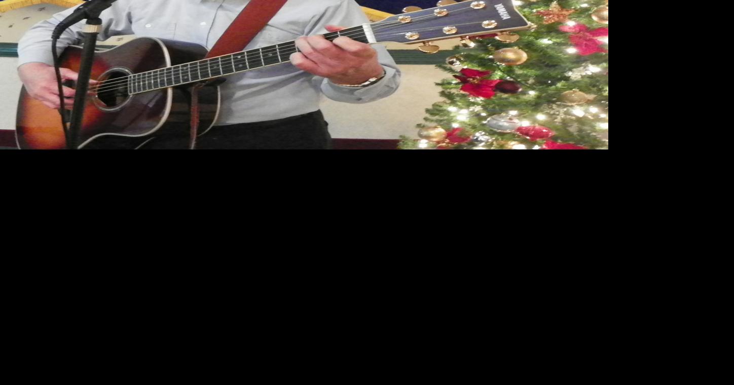 Joel Deboe entertains Danville Kiwanis members