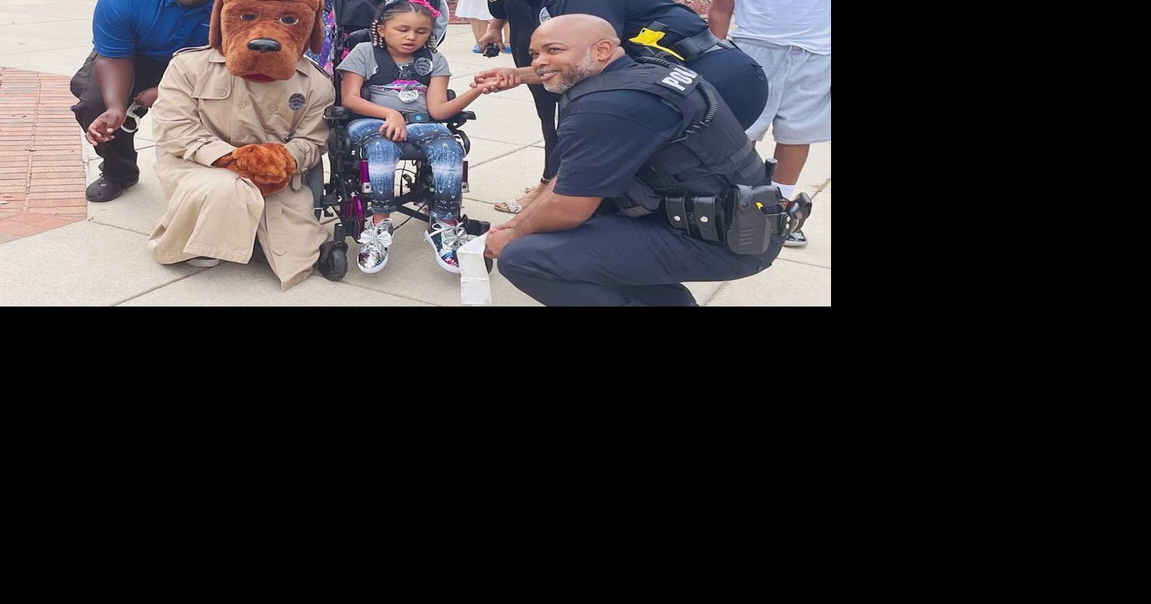 McGruff the Crime Dog visits Schoolfield Elementary School