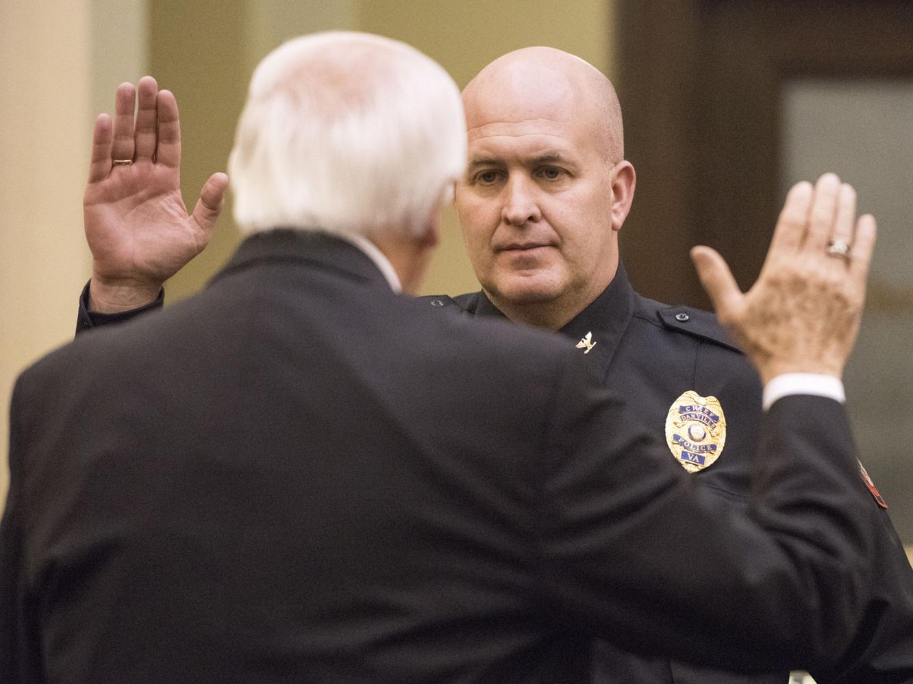 PHOTOS: New Danville Police Chief Scott C. Booth takes oath