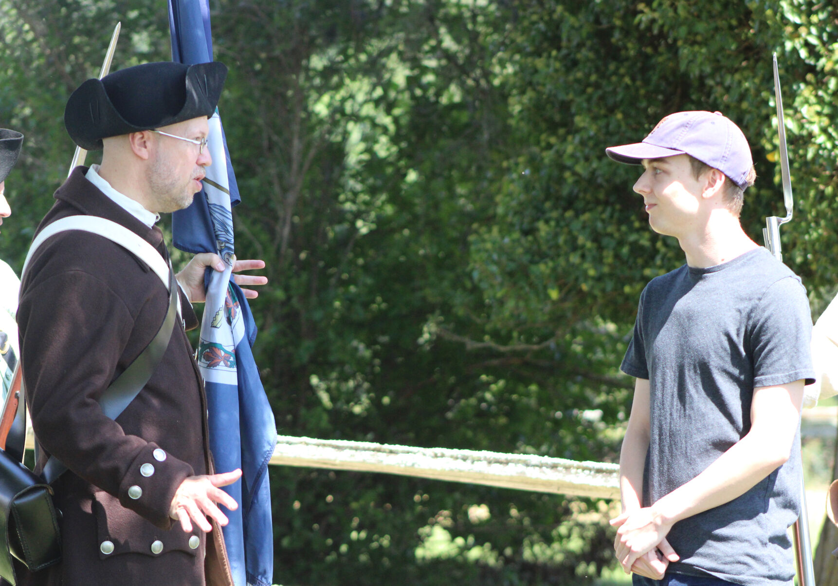 Kyle Griffith, a 25-year-old telling the history of Pittsylvania County
