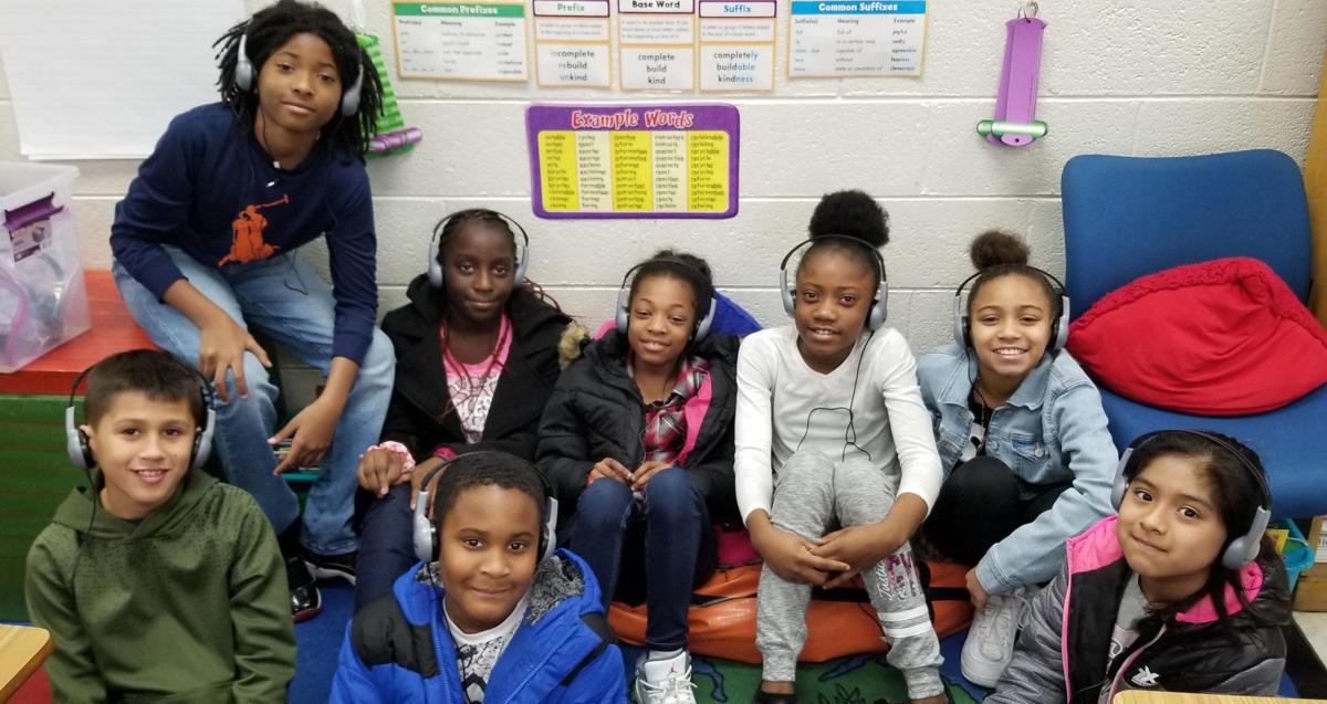 Grant helps to purchase headphones for Gibson Elementary School class