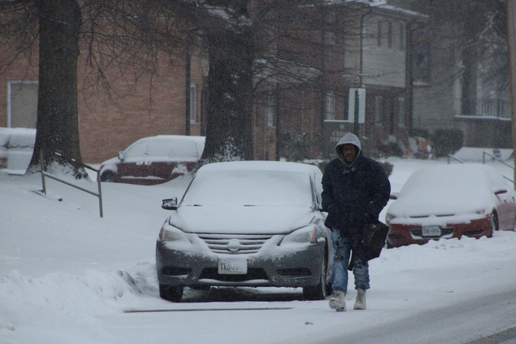 Here we snow again: Another winter storm hits Danville