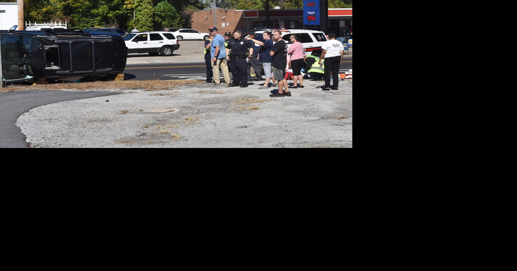 SUV flips on Westover Drive in Danville leaving three injured