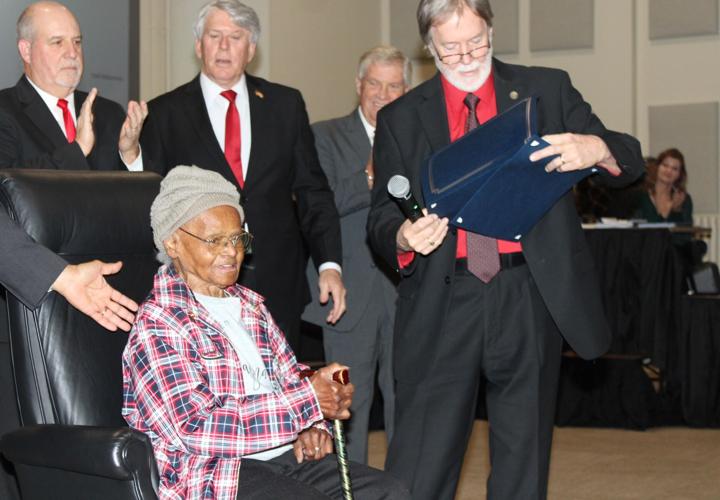 Pittsylvania County supervisors honor 101-year-old woman