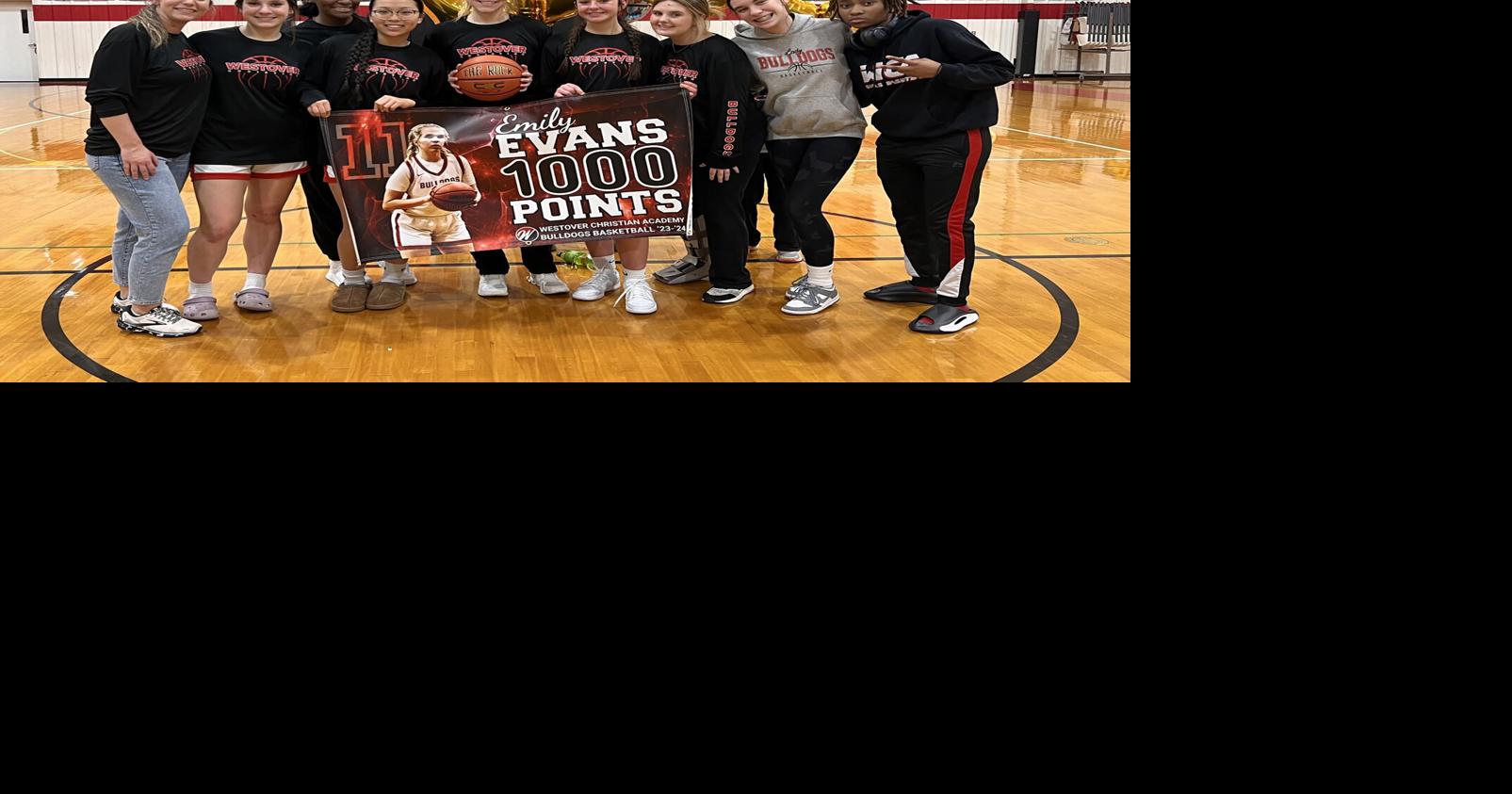 Westover Christian Academy's Emily Evans reaches 1,000th point