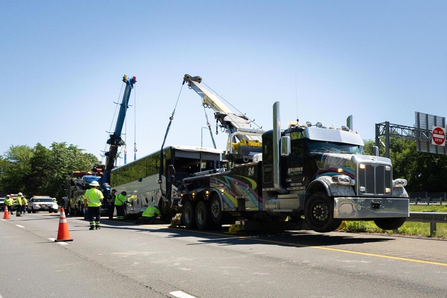 Photos: Deadly bus crash on I-95 in Stafford