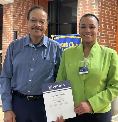 Danville Kiwanis Club welcomes new member