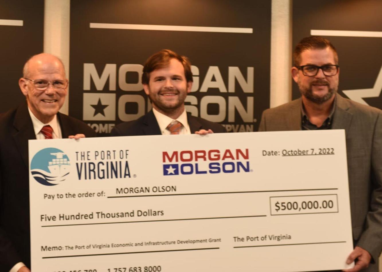 Port of Virginia delivers $500K grant to Ringgold's Morgan Olson for worker retention