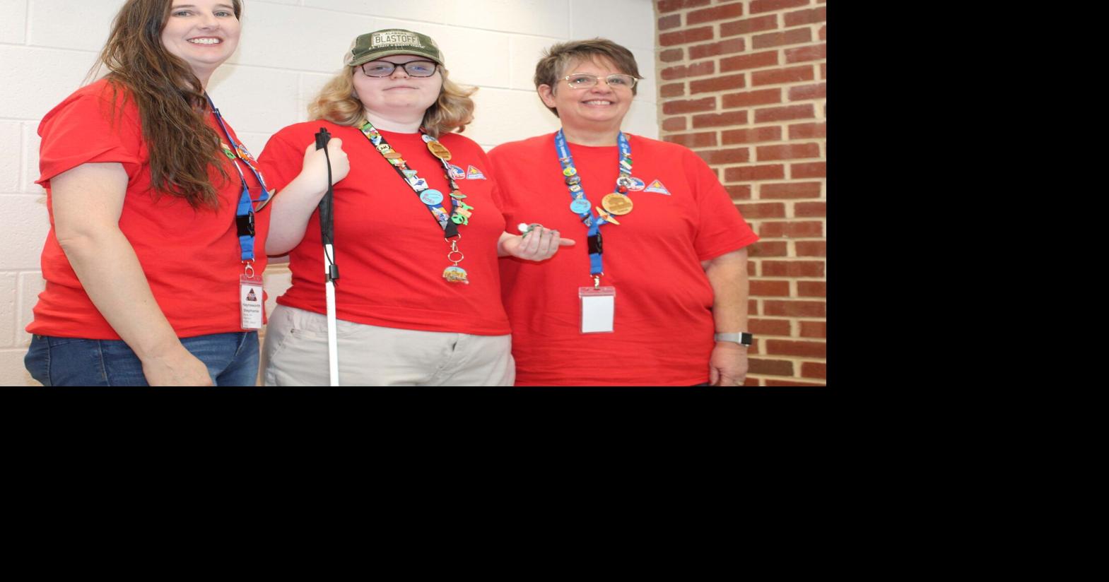 GW student Sarah Combs attends space camp for visually impared