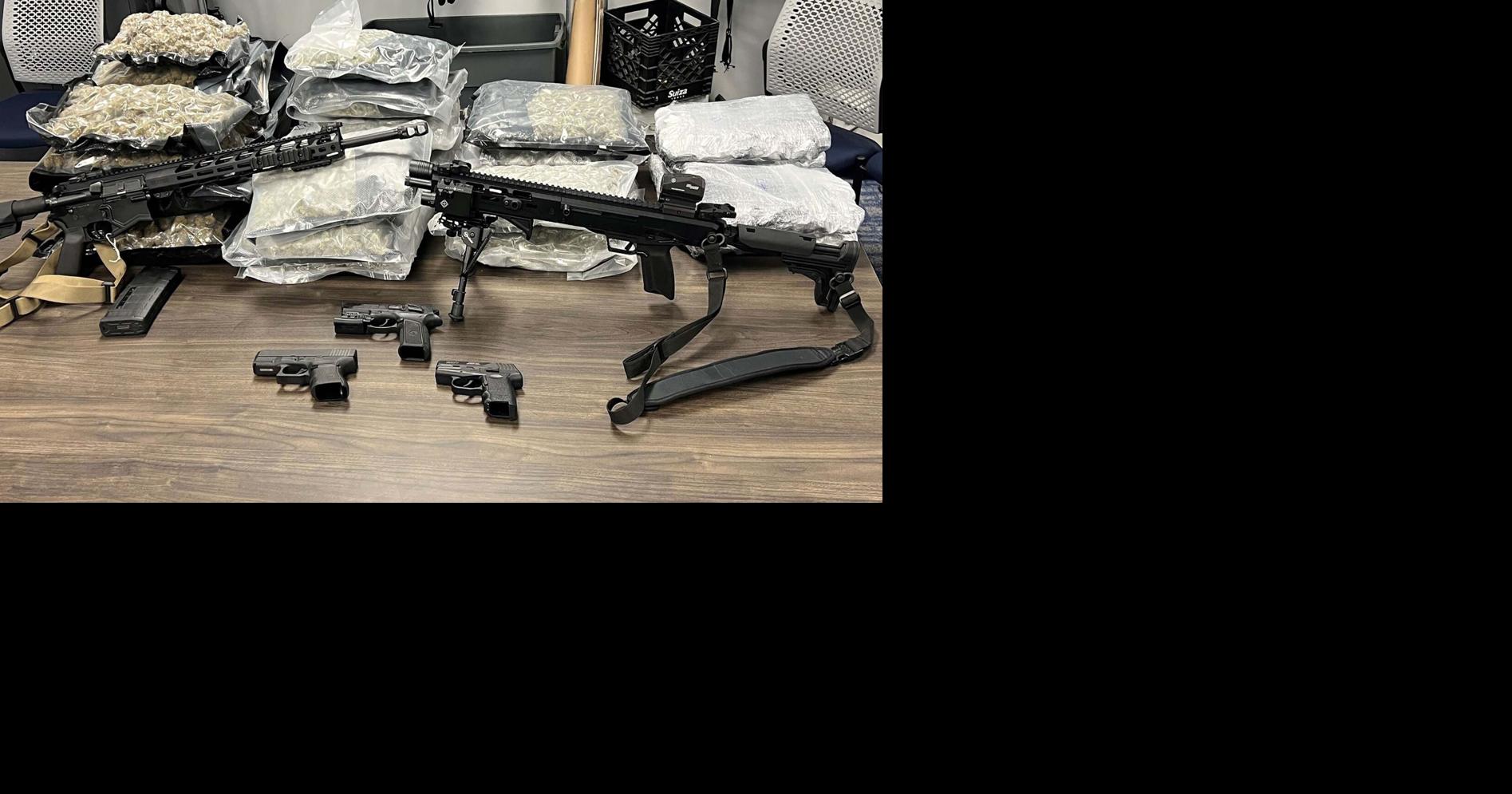 Under Operation Bold Blue Line initiative, drugs and illegal weapons ...