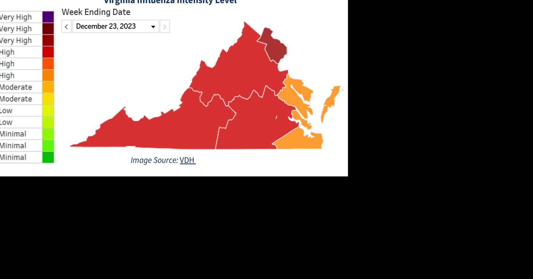 Flu gains intensity in Virginia as hospitalizations grow