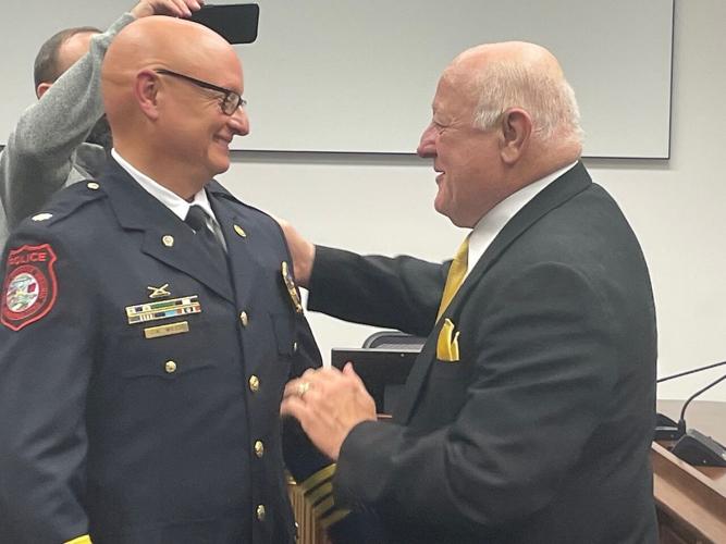 Chris Wiles sworn in as police chief in Danville