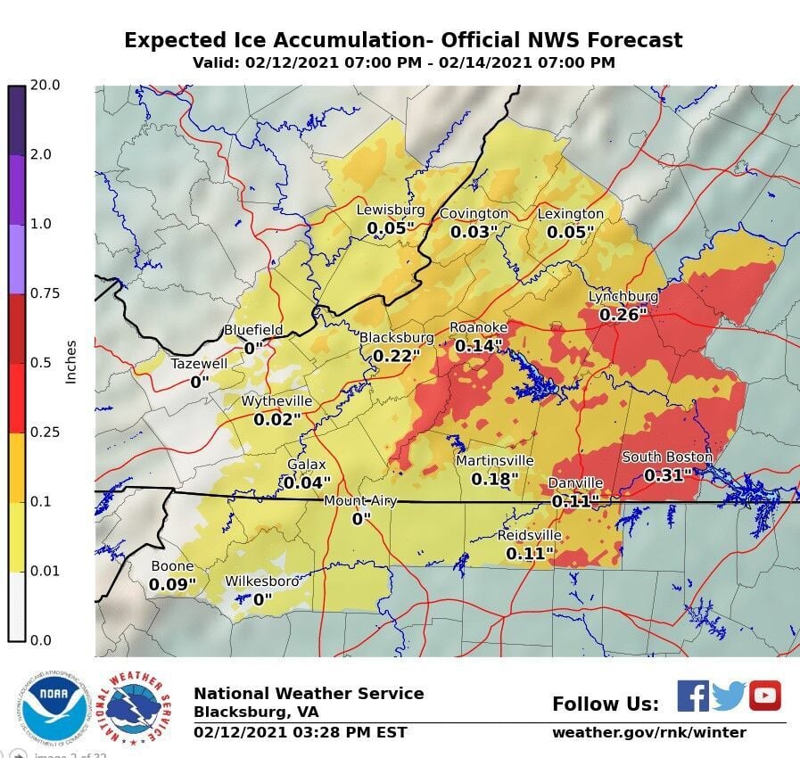 UPDATED: Danville, Pittsylvania County now under a Winter Storm Warning