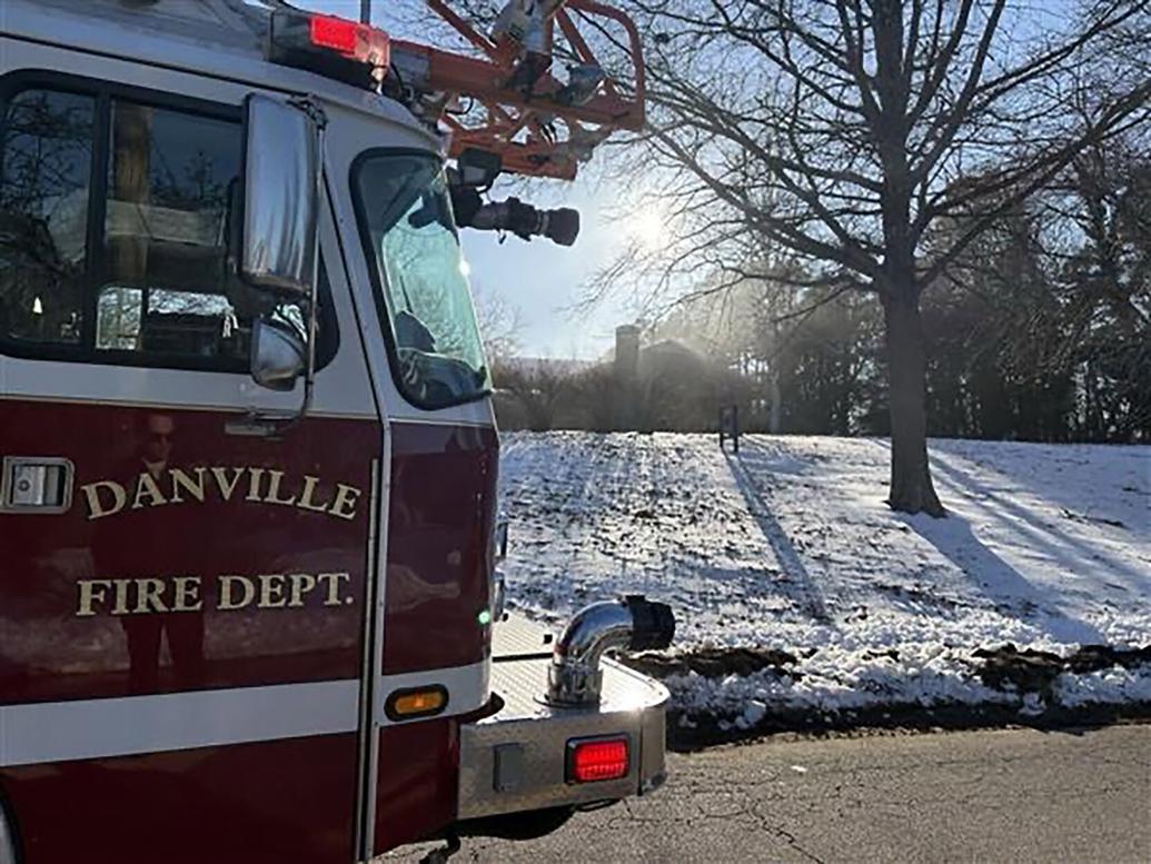 Fire damages home in Danville