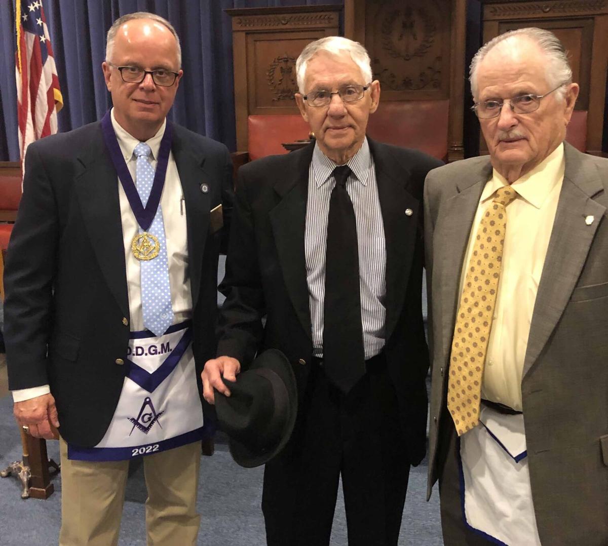 50 Year Masonic Veteran Award presented