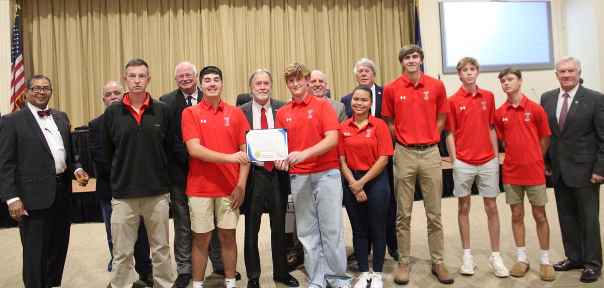 Tunstall High School's golf team honored for standout season