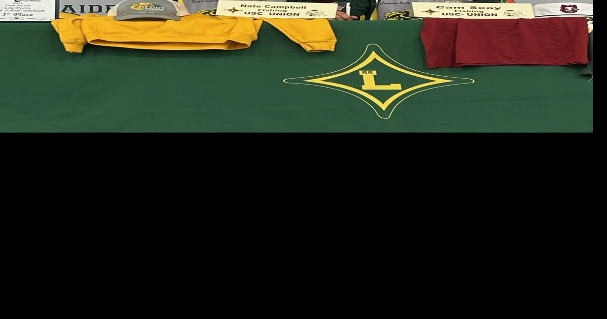 LDHS anglers ink scholarships with University of South Carolina Union ...