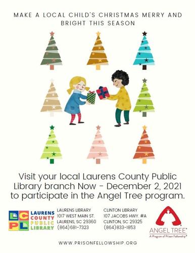 Make the holidays bright with the Laurens County Library's Angel Tree ...