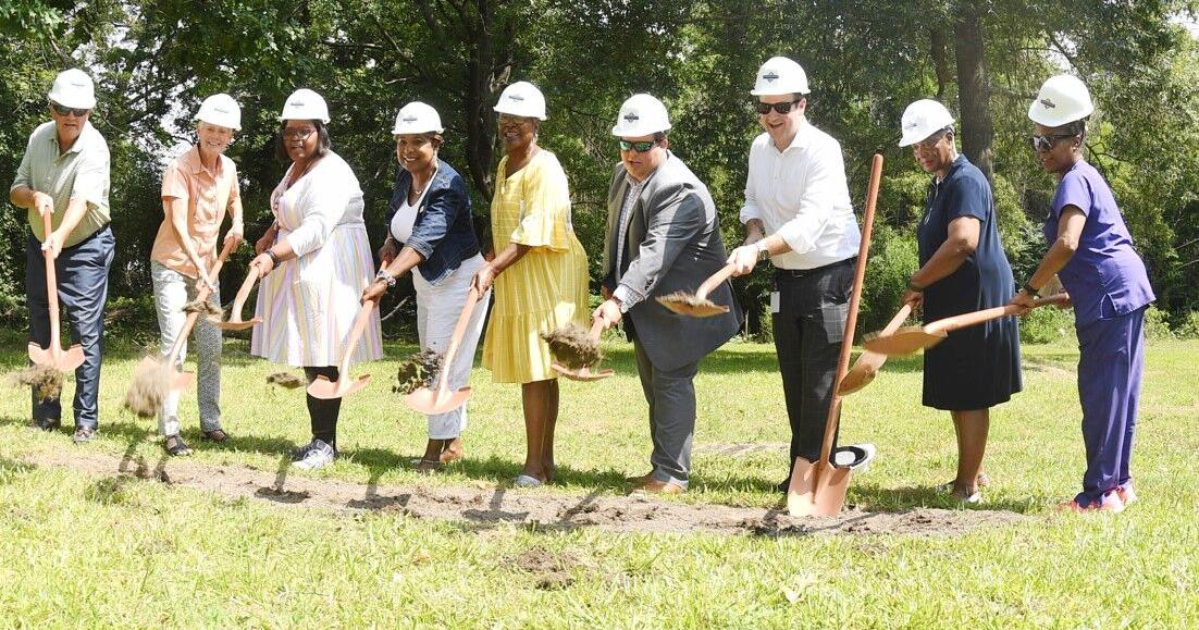 Community breaks ground on new Clinton Public Library | News ...