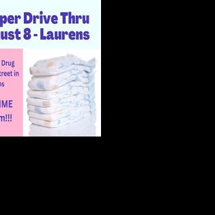 Free diapers and wipes available at Diaper Drive-Thru in Laurens | News ...