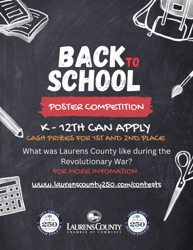 Laurens County Revolutionary War 250th committee hosting poster ...
