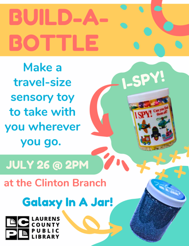 Clinton Library hosting event to build unique sensory jars | News ...